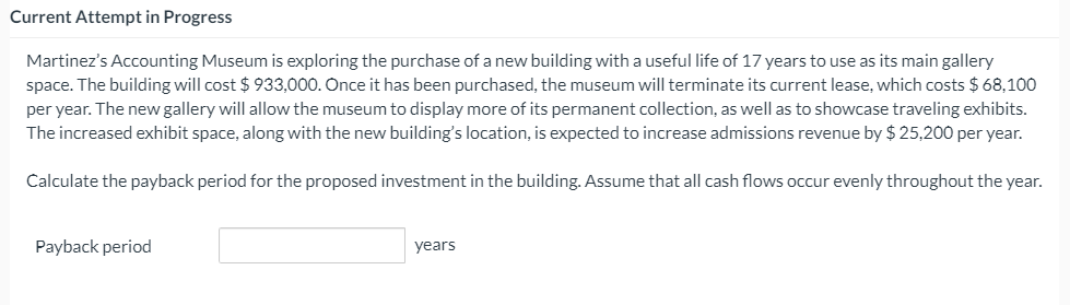 Solved Current Attempt in Progress Martinez's Accounting | Chegg.com