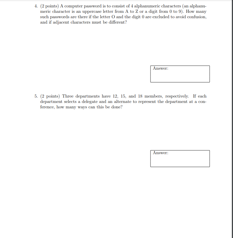 Solved SHOW ALL RELEVANT WORK; correct answers without | Chegg.com