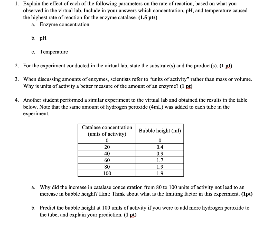 1. Explain the effect of each of the following | Chegg.com