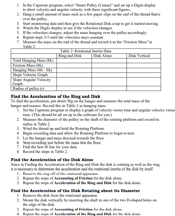 Complete Table 3 and Show All Work Full Lab | Chegg.com