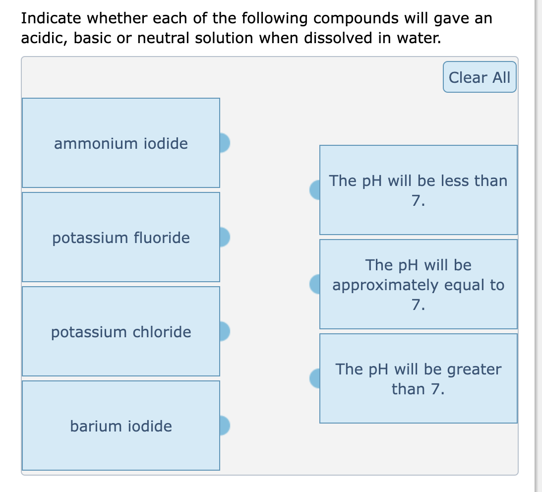 Solved Indicate whether each of the following compounds will | Chegg.com