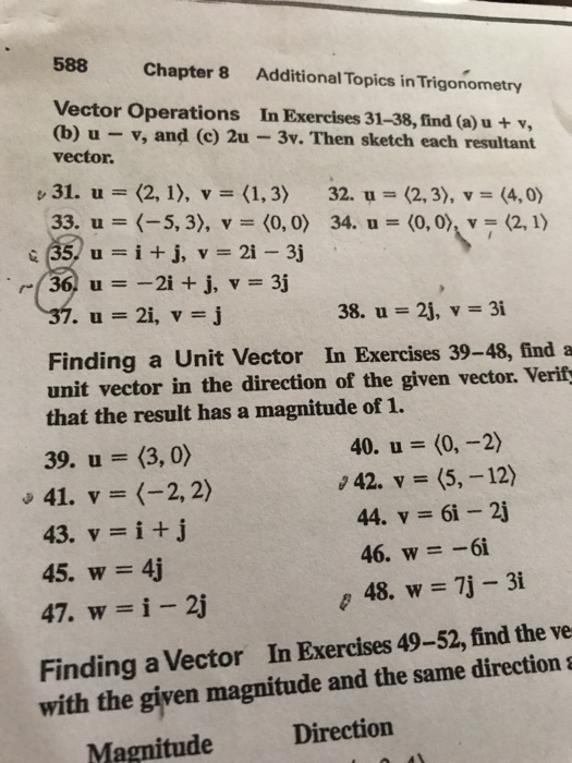 Solved 588 Chapter 8 Additional Topics in Trigonometry | Chegg.com