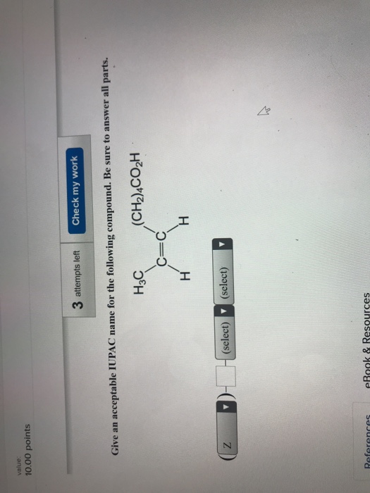 Solved value 10.00 points 3 attempts left Check my work Give | Chegg.com