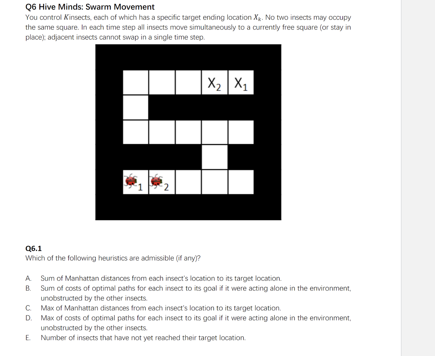 Solved Q7 Hive Minds: Migrating Birds You again control a | Chegg.com