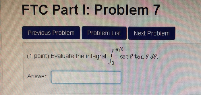 Solved (1 point) The graph of f is shown below Evaluate each | Chegg.com