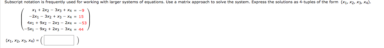 Solved Subscript notation is frequently used for working | Chegg.com