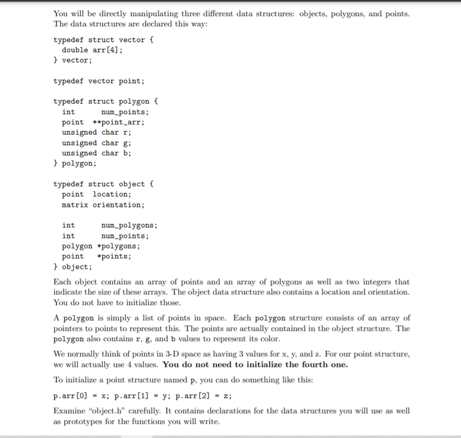 Solved You will be directly manipulating three different | Chegg.com