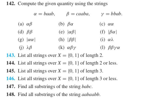 Solved Compute the given quantity using the | Chegg.com