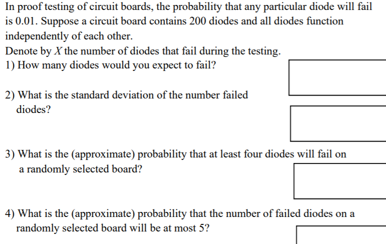 Solved In proof testing of circuit boards, the probability | Chegg.com