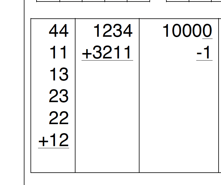 Solved \begin{tabular}{|r|r|r|} \hline 44 & 1234 & 10000 \\ | Chegg.com