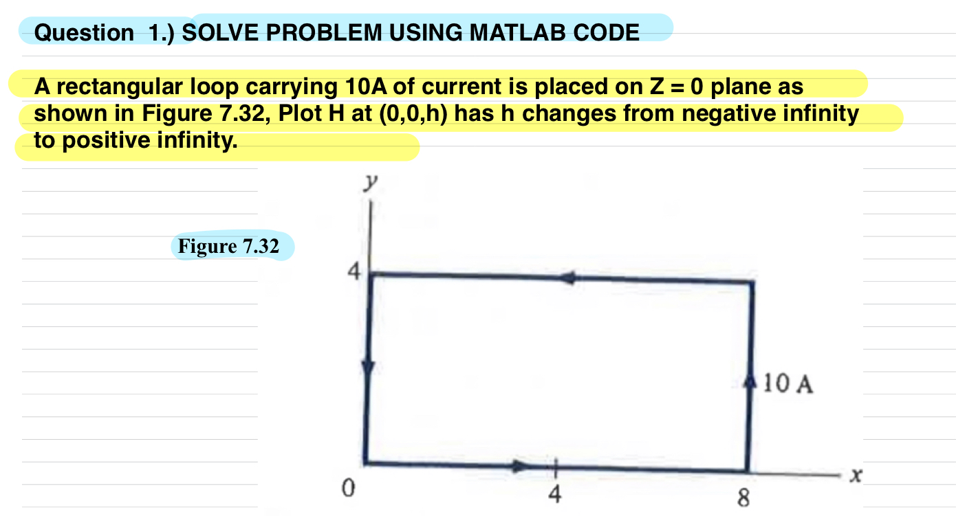 Solved Question 1.) SOLVE PROBLEM USING MATLAB CODE A | Chegg.com