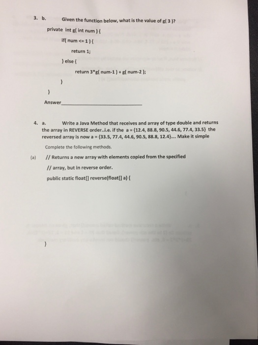 Solved Given the function below, what is the value of al 3 | Chegg.com