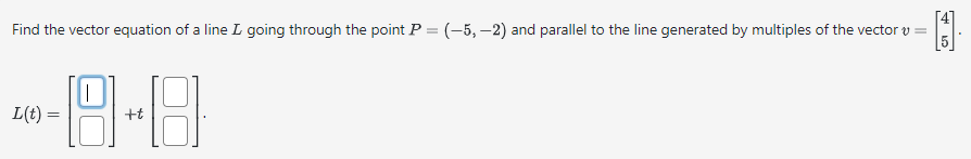 Solved Find the vector equation of a line L going through | Chegg.com