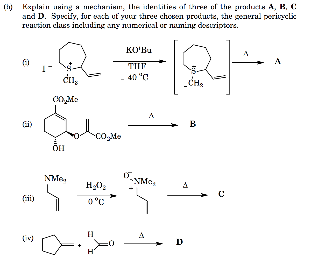 Solved Draw curly arrow mechanisms for the following | Chegg.com