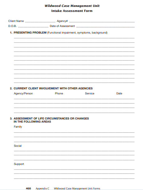 Human Service Class Sample Cases with Service Plans | Chegg.com