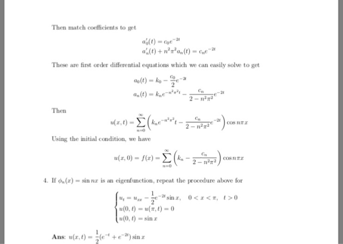 Solved 3. It is known that ()-COS ntz is an eigenfunction of | Chegg.com