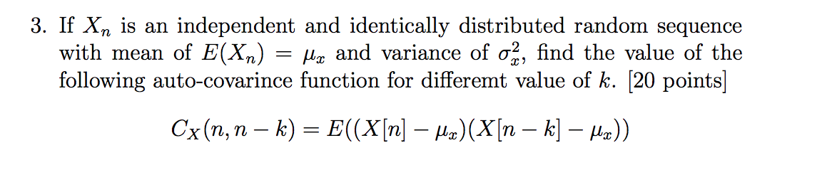 Solved independent and identically distributed random | Chegg.com