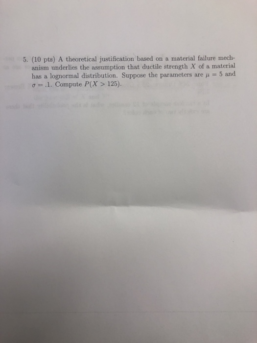 Solved 5. (10 pts) A theoretical justification based on a | Chegg.com Solved 5. (10 pts) A theoretical justification based on a | Chegg.com