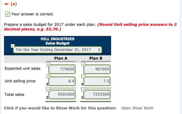 Solved Problem 21-3A (Part Level Submission) Hill Industries | Chegg.com