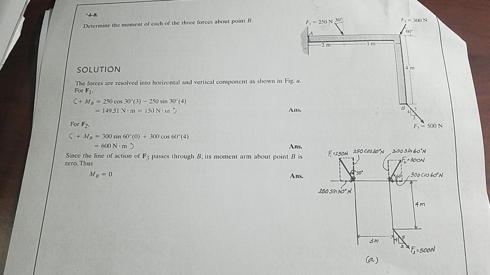 Solved for 4-4, how do you determine that it is -375, -500, | Chegg.com