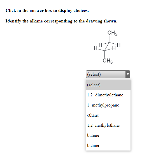 Solved Click in the answer box to display choices. Identify | Chegg.com