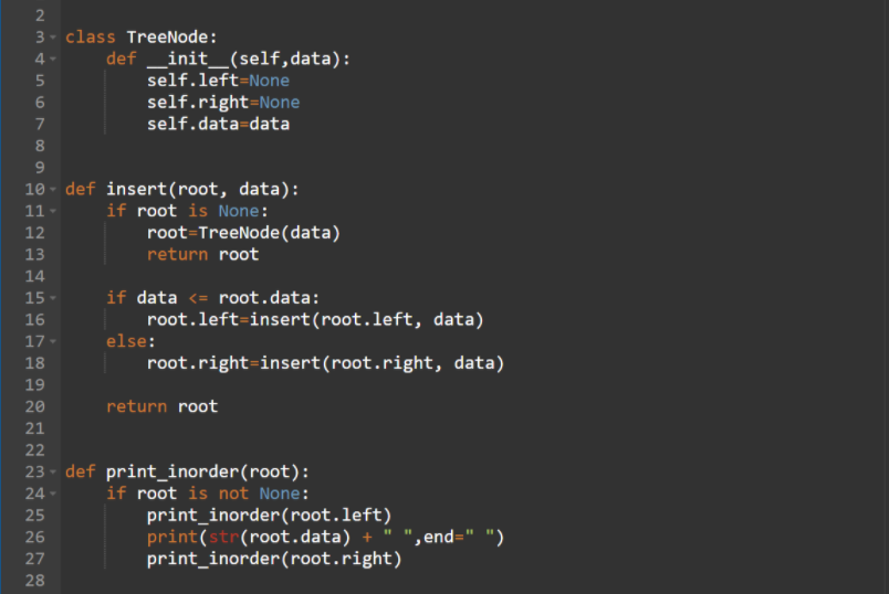 Solved I am trying to create a BST from user input. I want | Chegg.com