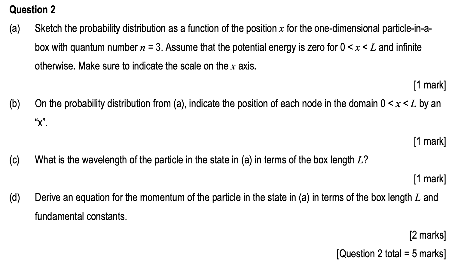 Solved Question 2 (a) Sketch the probability distribution as | Chegg.com