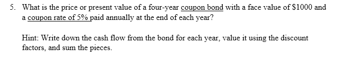 Solved Use the table of discount factors to answer the | Chegg.com