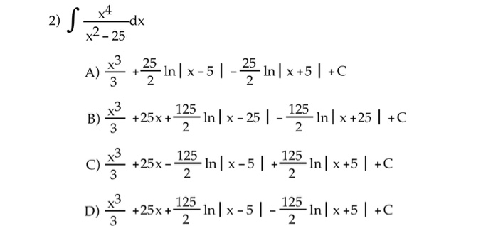 Solved Evaluate the integral by first performing long | Chegg.com