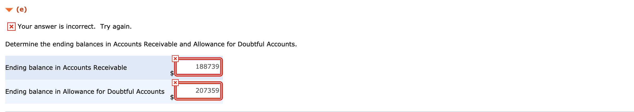 Solved Exercise 8-4 (Part Level Submission) At the beginning | Chegg.com