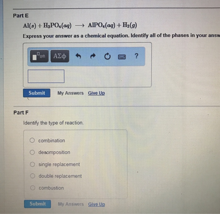 Solved Balance each of the following chemical equations, and | Chegg.com