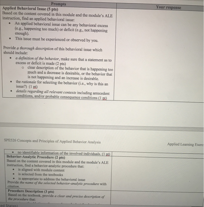Solved For an overview of applied learning exercises, please | Chegg.com