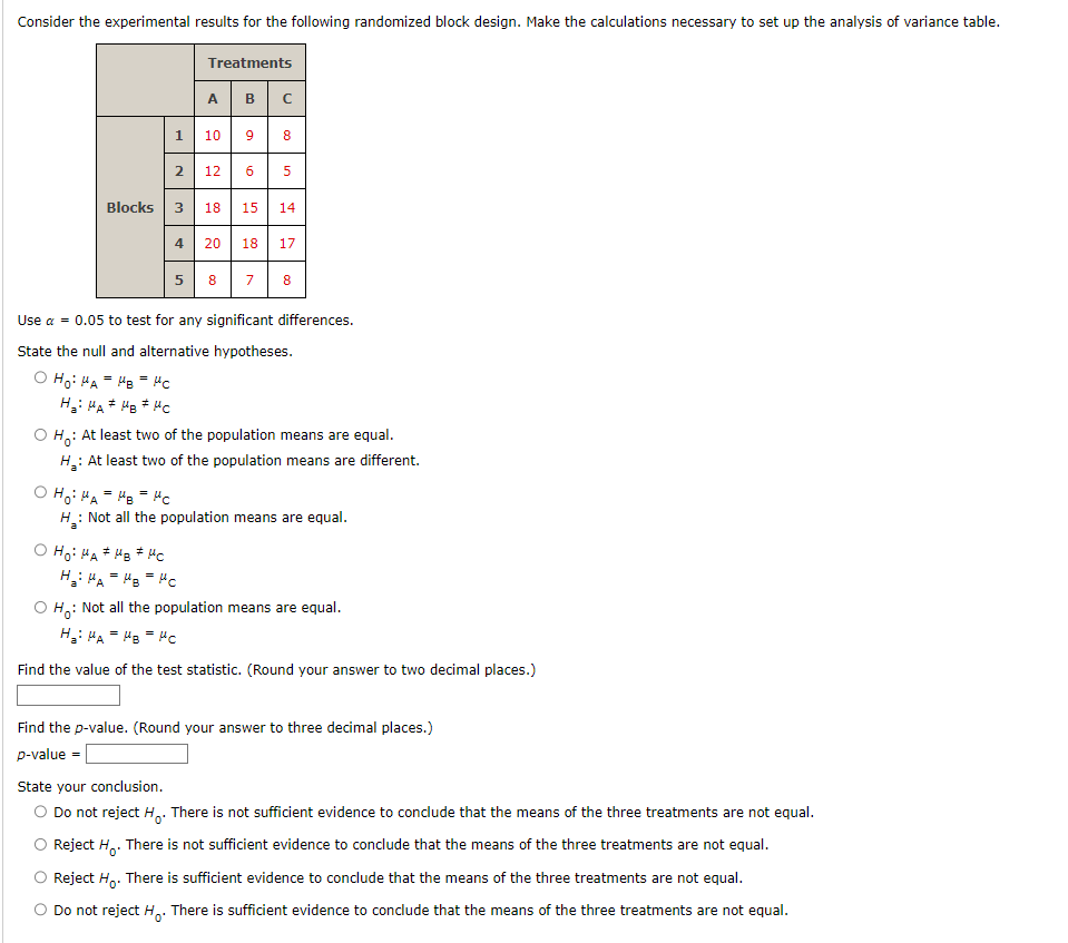 Solved Consider the experimental results for the following | Chegg.com