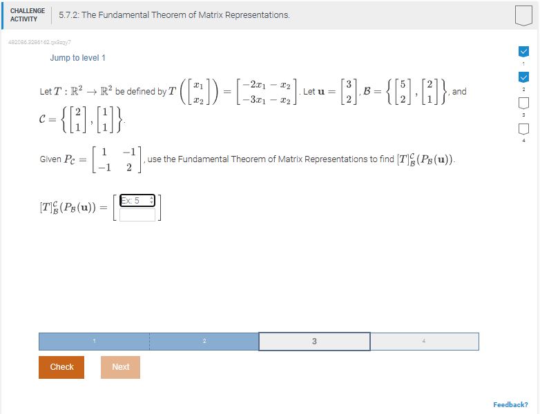 Solved 5.7.2: The Fundamental Theorem of Matrix | Chegg.com