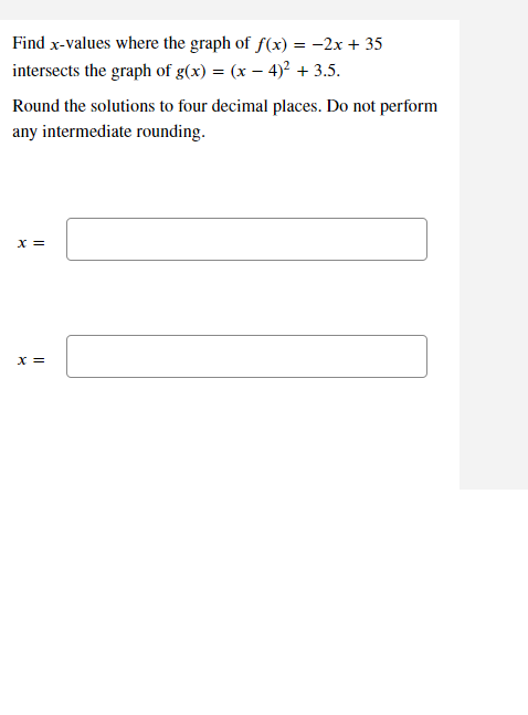 Solved Find the area A enclosed by the graphs of f(x) = 2x2 | Chegg.com