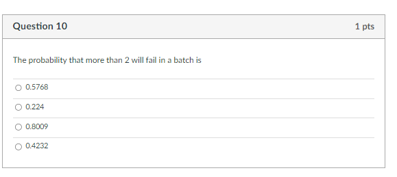 Suppose that the probability of a diode failing an | Chegg.com