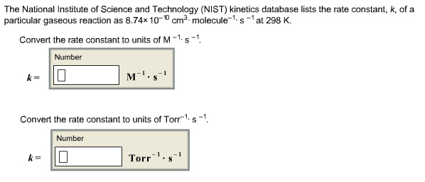 Solved The National Institute of Science and Technology | Chegg.com