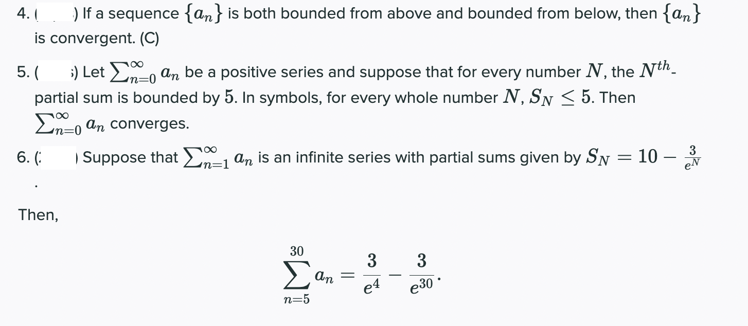 Solved Determine whether each of the following statements | Chegg.com