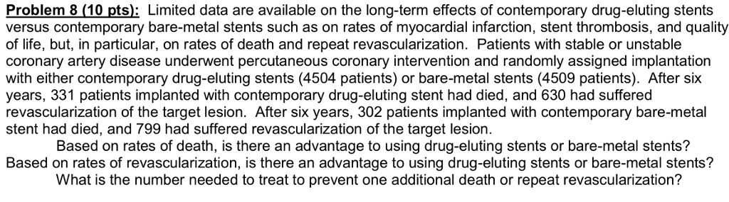 Solved Problem 8 (10 pts): Limited data are available on the | Chegg.com