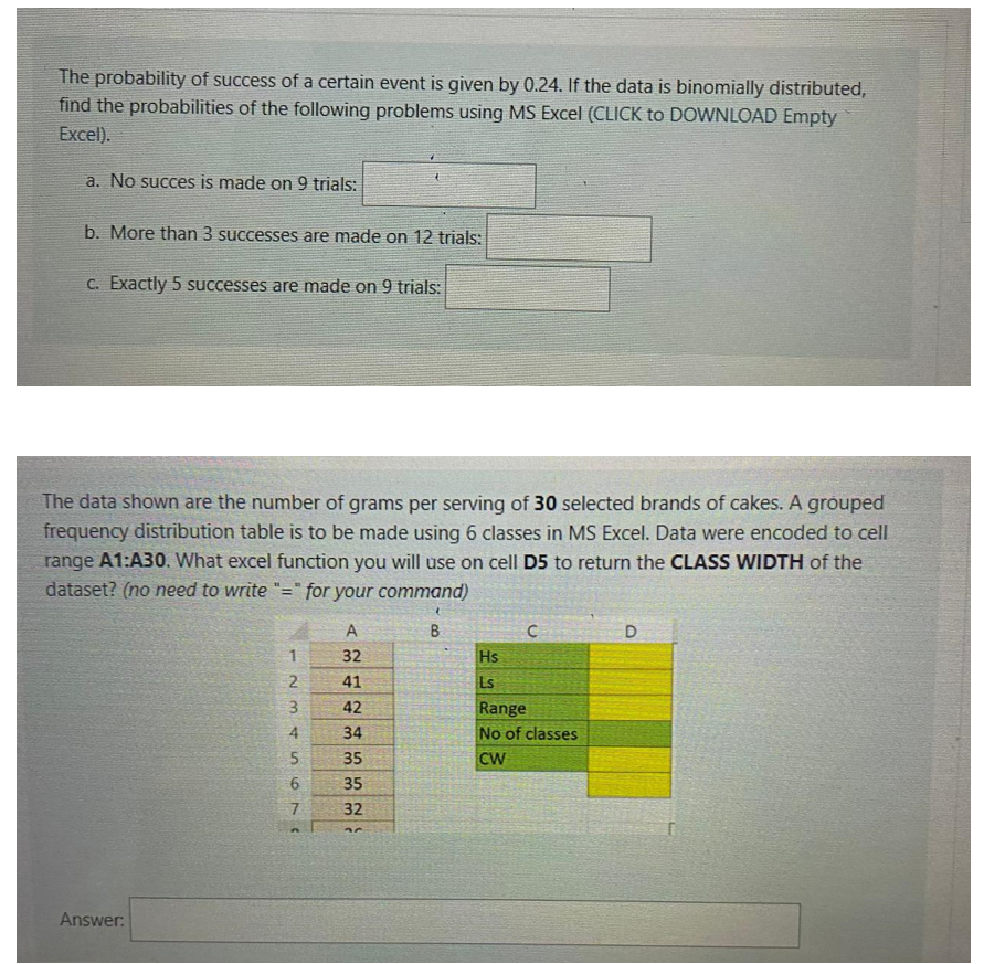 Solved The probability of success of a certain event is | Chegg.com