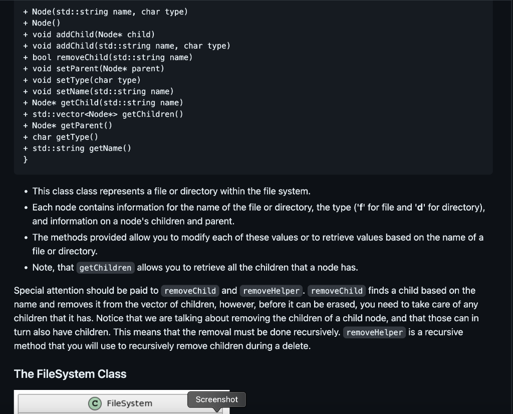 Solved This project implements a simulator for a Linux file | Chegg.com