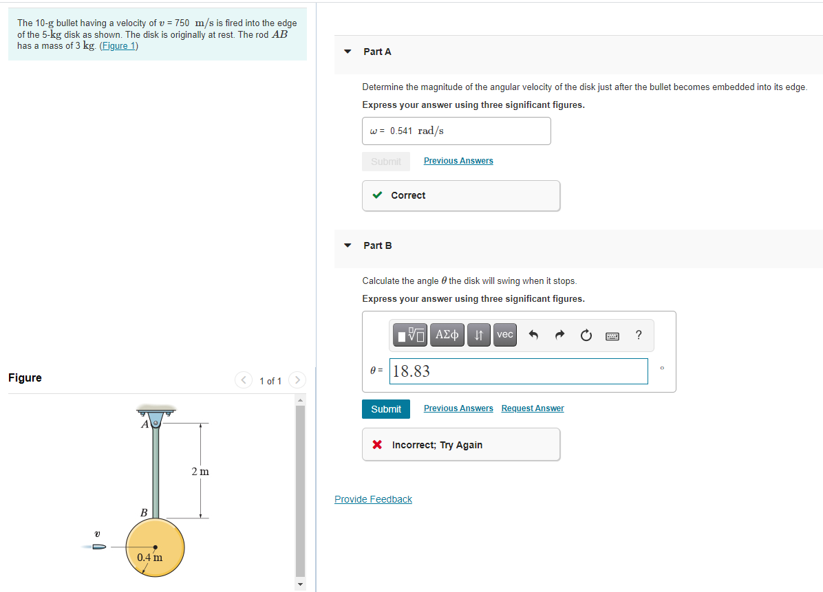 Solved The 10-g bullet having a velocity of v = 750 m/s is | Chegg.com