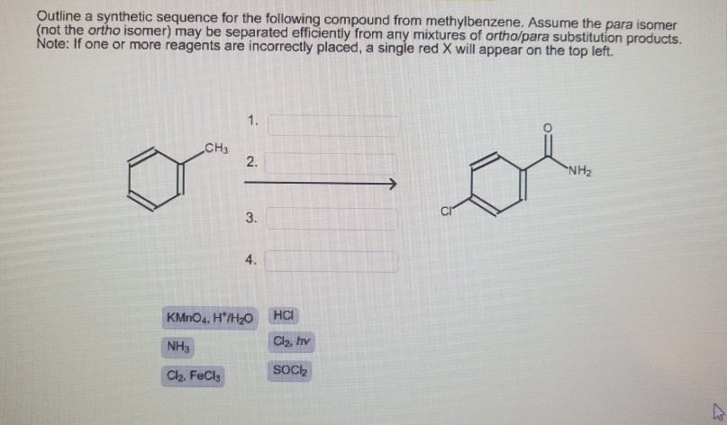 Solved Outline a synthetic sequence for the following | Chegg.com