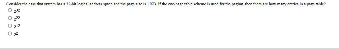 Solved Consider the case that system has a 32-bit logical | Chegg.com