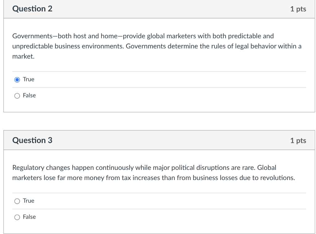 Solved Governments-both host and home-provide global | Chegg.com
