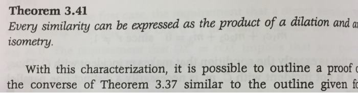 Solved Theorem 3.41 Every similarity can be expressed as the | Chegg.com