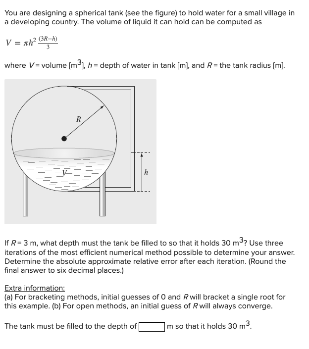 Solved You are designing a spherical tank (see the figure) | Chegg.com