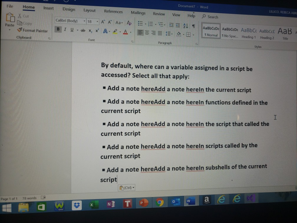 Solved File Home Document? - Word Insert Design Layout | Chegg.com