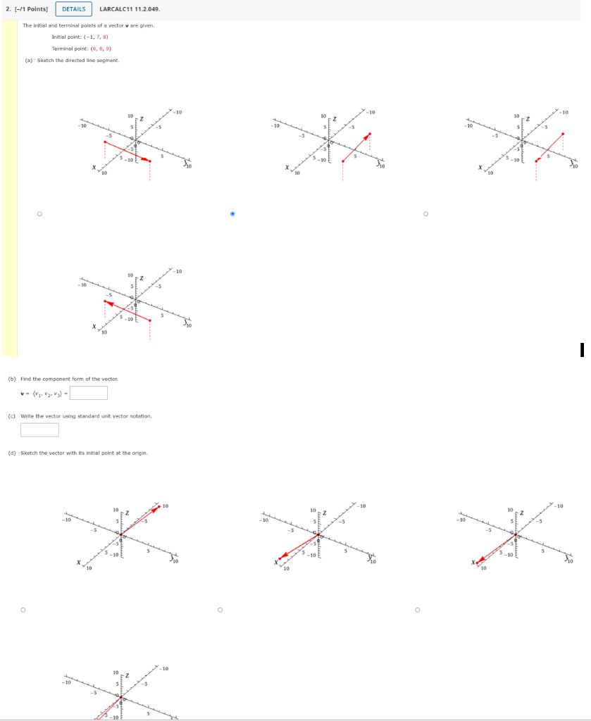 Solved 2. (-/1 Points] DETAILS LARCALC11 11.2.049 The | Chegg.com