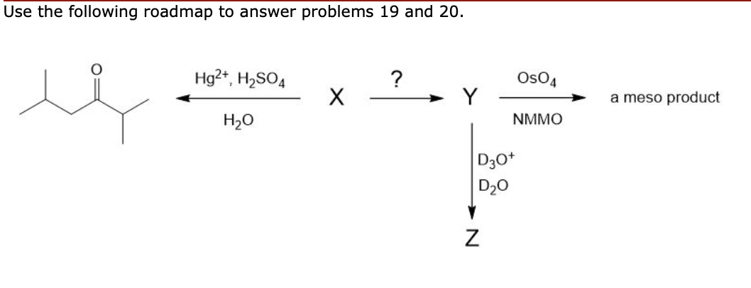 Solved Use the following roadmap to answer problems 19 and | Chegg.com
